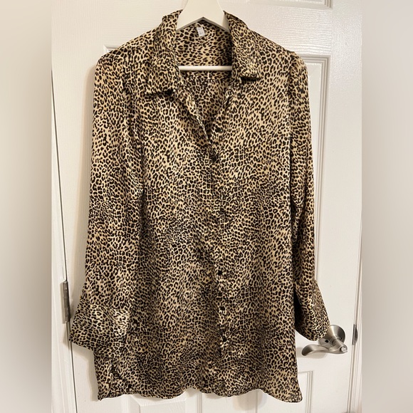 Zara | Tops | Sexy Zara Leopard Print | Poshmark